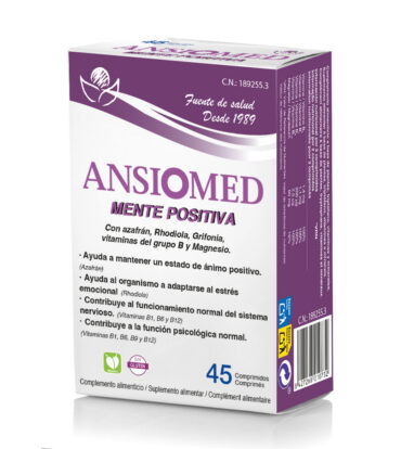 Ansiomed Mente Positiva 45 comp – Bioserum | Sis. Nervioso